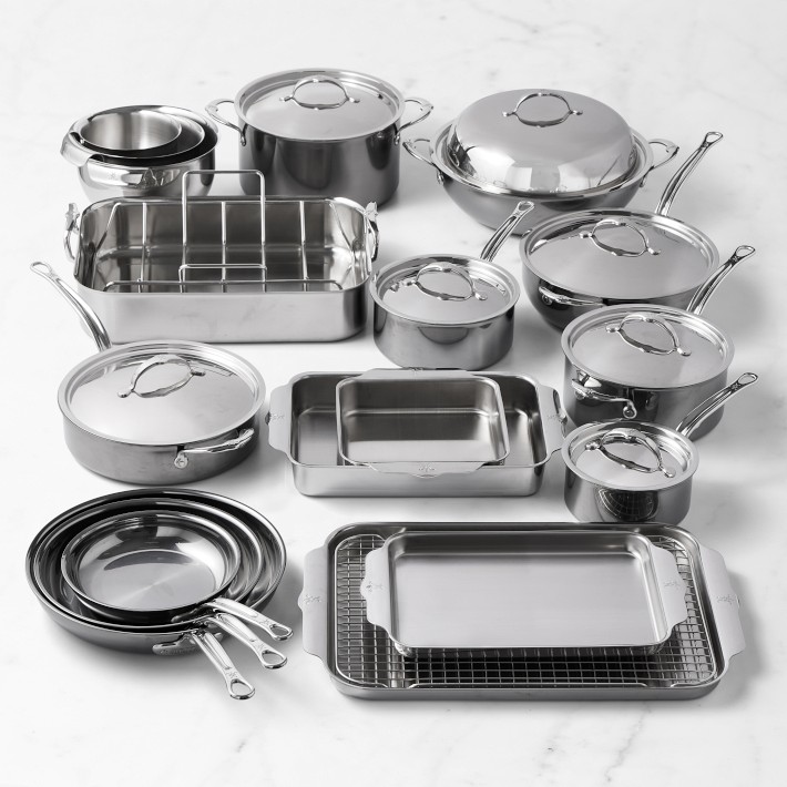 Hestan Nanobond ® Titanium Stainless-Steel 27-Piece Cookware Set ...