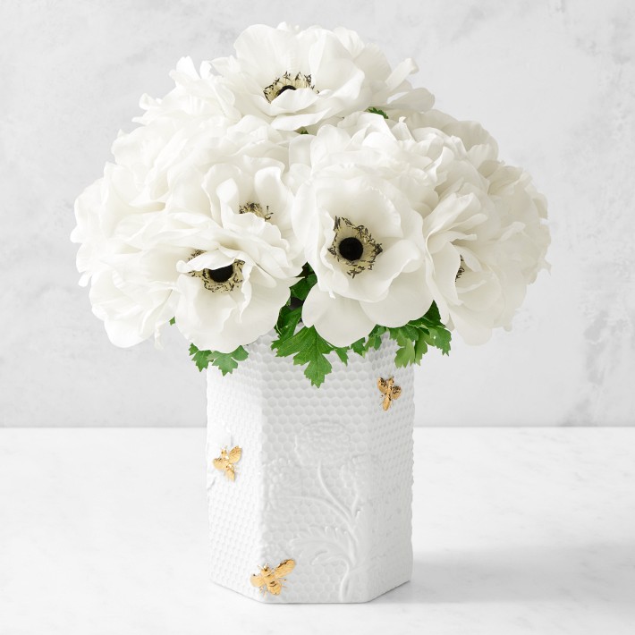 Real Touch Faux White Anemone Bundle | Williams Sonoma