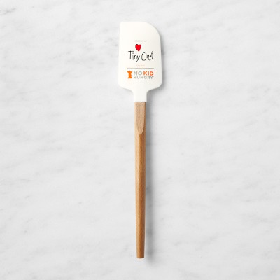 No Kid Hungry® Tools for Change Silicone Wood Spatula, Tiny Chef ...