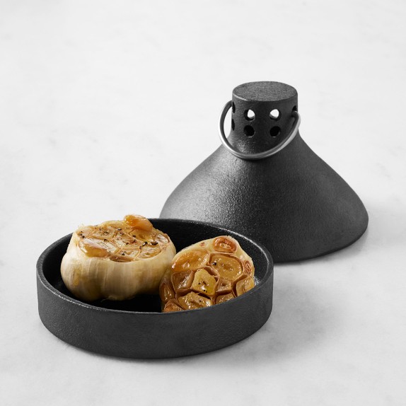 Williams Sonoma Cast Iron Garlic Roaster | Williams Sonoma
