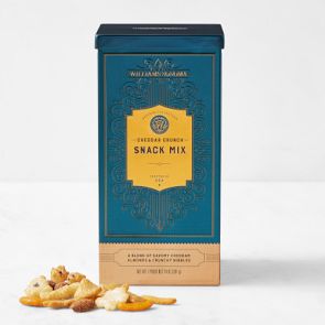 Williams Sonoma Signature Tin, Cheddar Crunch Snack Mix | Williams Sonoma