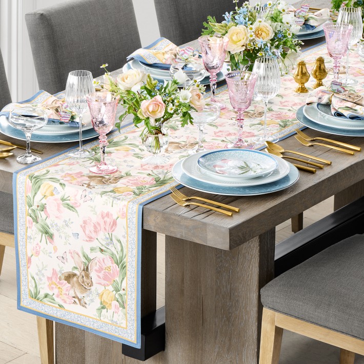 Garden Flowers Table Runner | Williams Sonoma