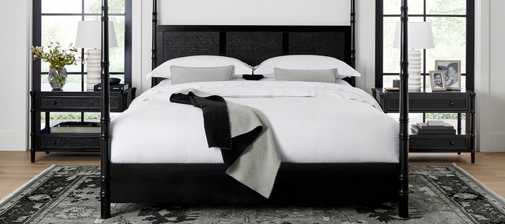 Black cane bed store