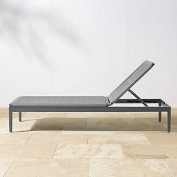 Pasadena Outdoor Metal and Rope Chaise | Williams Sonoma