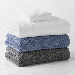 Textured Towel Collection - Luxurious Organic Towels | Williams Sonoma