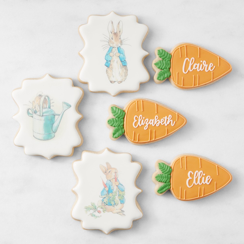 Personalized Peter Rabbit™ Assorted Cookies, Set of 6 | Williams Sonoma