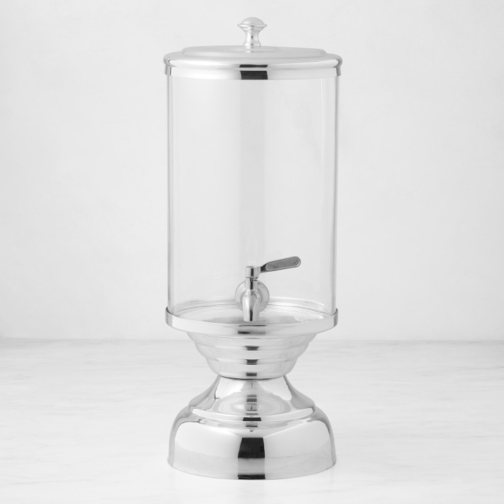 Heirloom Silver Beverage Dispenser - Elegant & Practical | Williams Sonoma