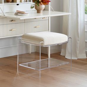 Acrylic Accent Stool | Williams Sonoma