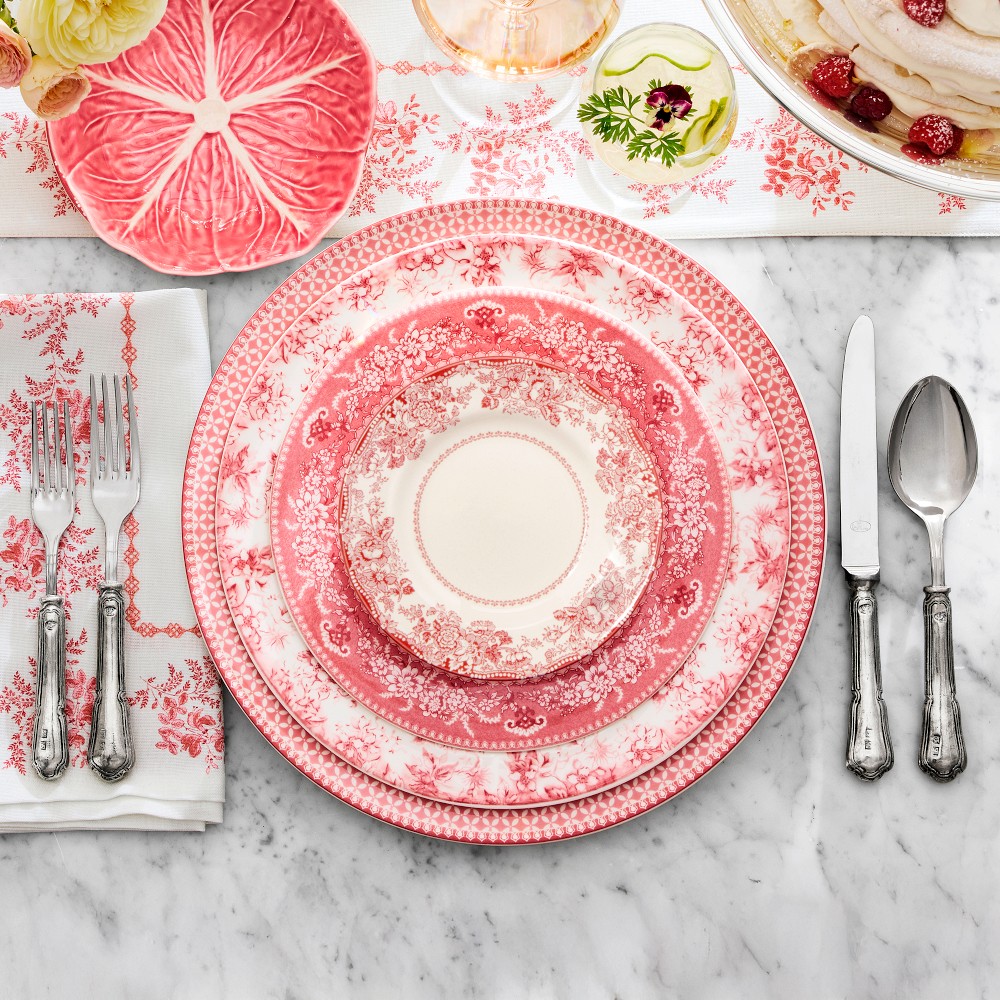 English Floral Appetizer Plates, Set of 4 | Williams Sonoma