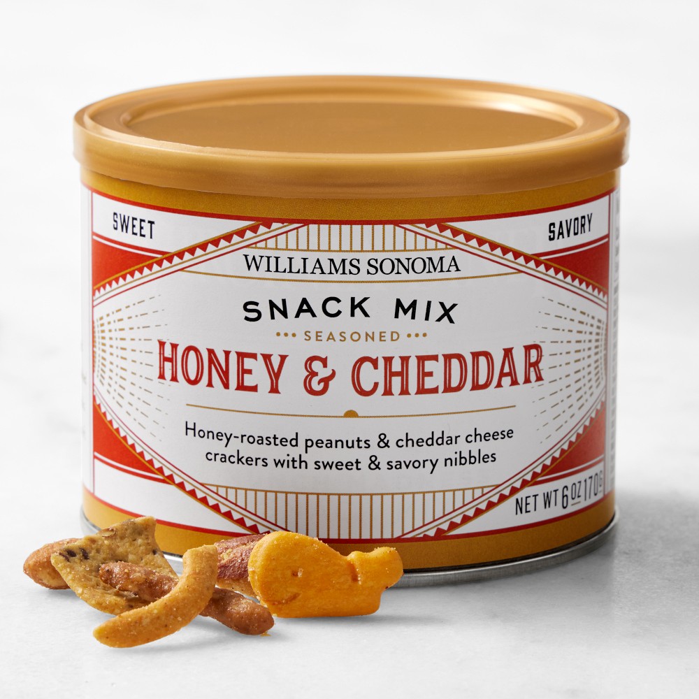 Williams Sonoma Honey & Cheddar Savory Snack Mix | Williams Sonoma