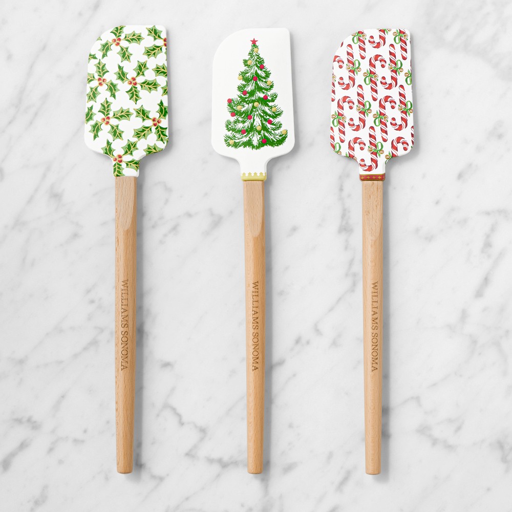 Williams Sonoma Holiday Novelty Spatulas Set Of 3 | Williams Sonoma