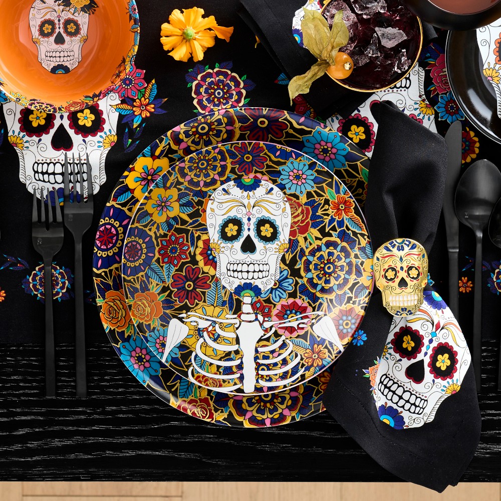 Day of the Dead Salad Plates | Williams Sonoma