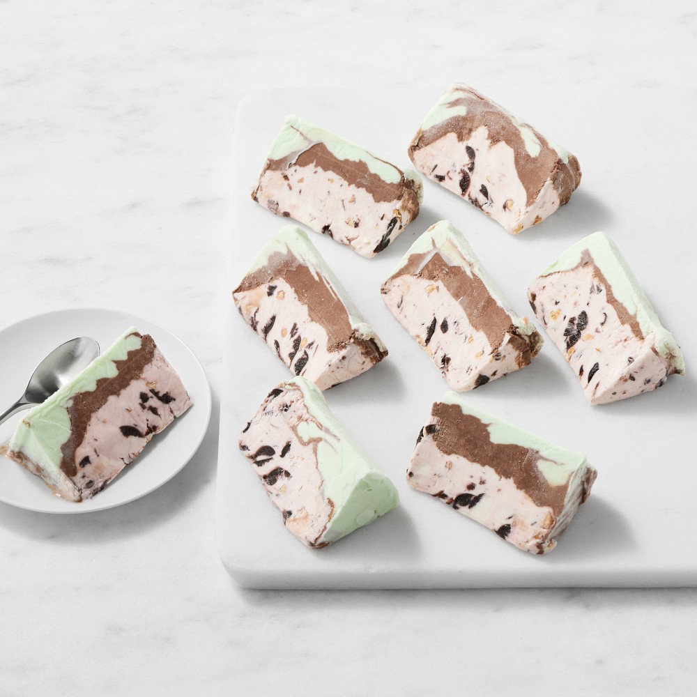 Spumoni Slices Set of 8 Frozen Dessert | Williams Sonoma