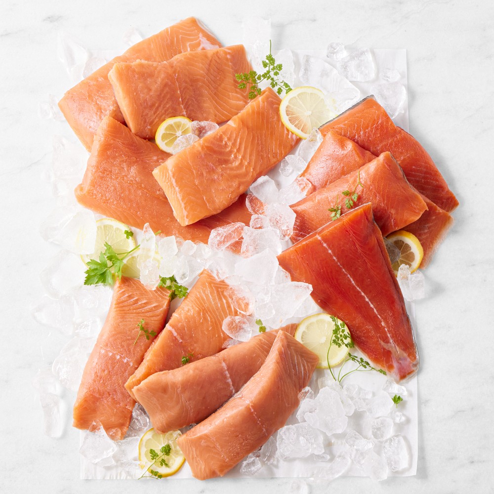 Wild Alaskan Salmon Fillet Box | Williams Sonoma