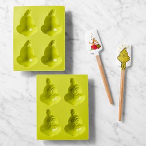 The Grinch™ Hot Chocolate Mold & Spatulas | Williams Sonoma