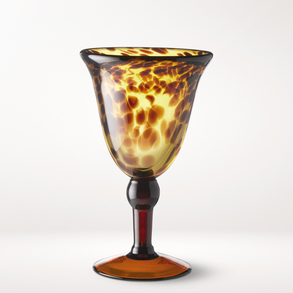 Marlo Thomas x Williams Sonoma Tortoise Shell Goblets, 10-oz, Set of 4 ...