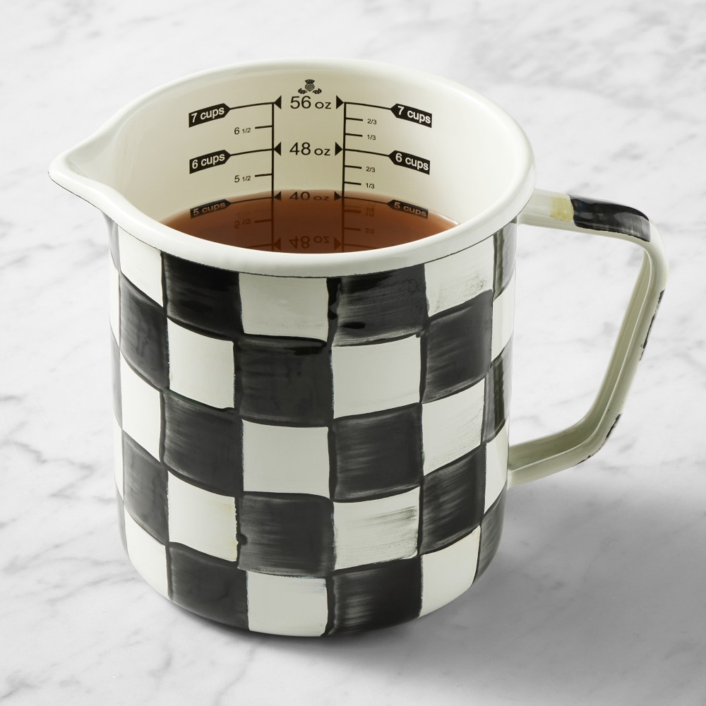 Mackenzie Childs Courtly Check Measuring Cup | Williams Sonoma