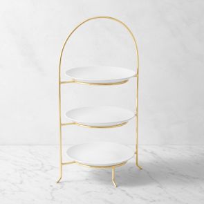 Buffet 3-Tiered Salad Plate Stand | Williams Sonoma