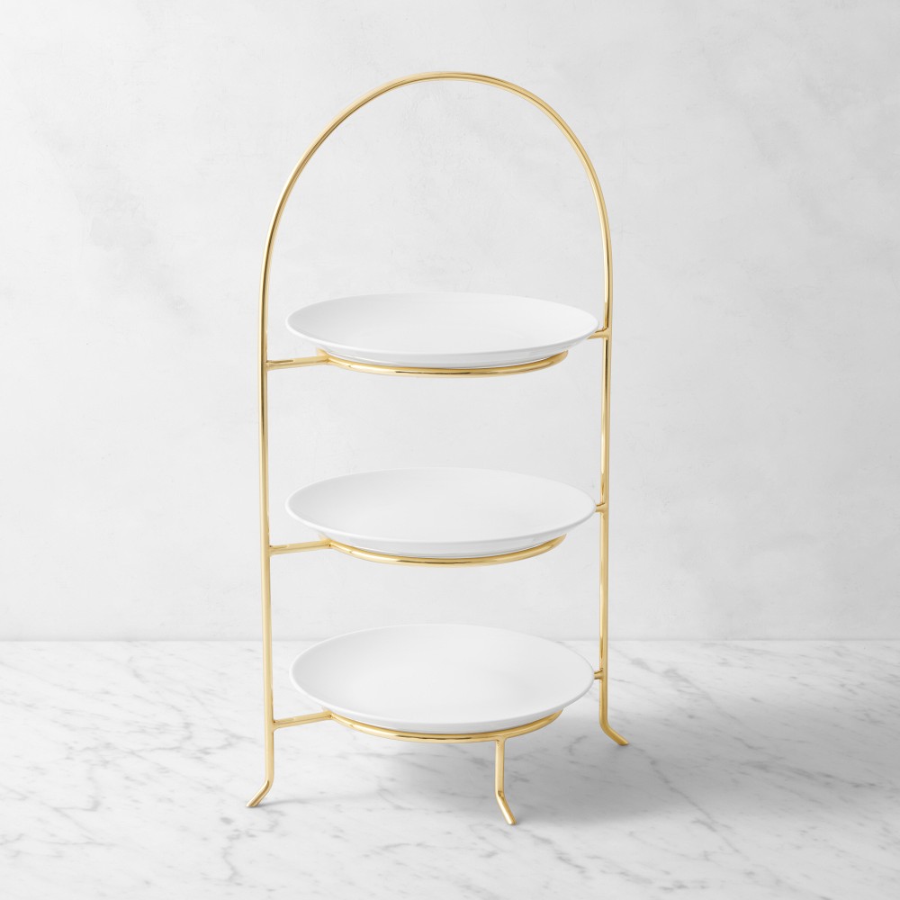 Buffet 3-Tiered Salad Plate Stand | Williams Sonoma