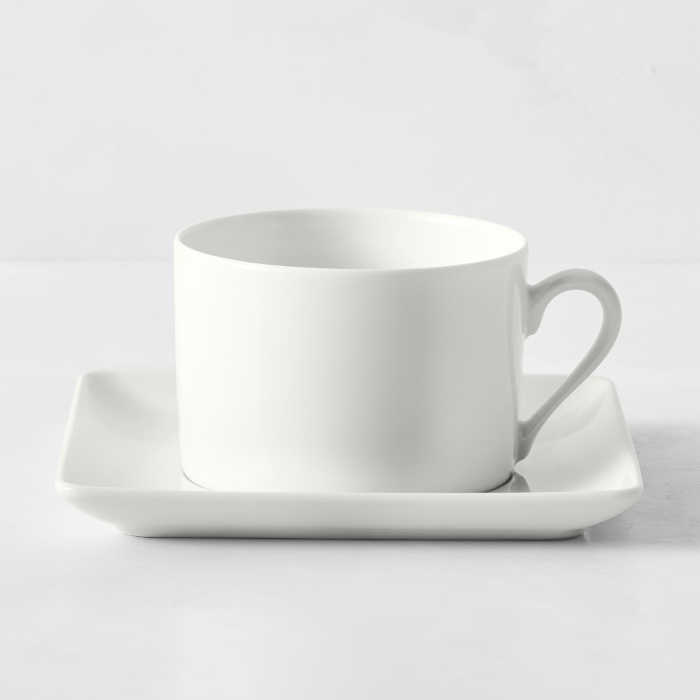 Apilco Zen Porcelain Tea Cups & Saucers | Tea Cup Set | Williams Sonoma