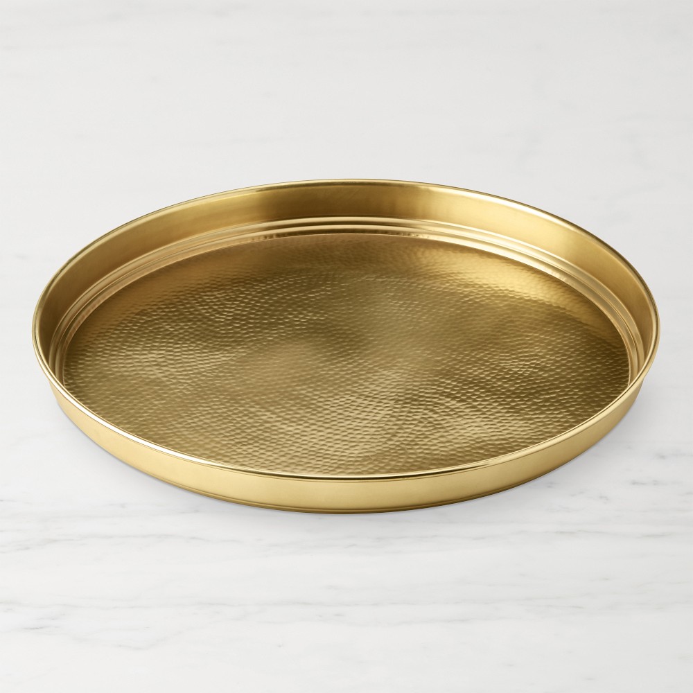 Antique Brass Serving Tray | Williams Sonoma