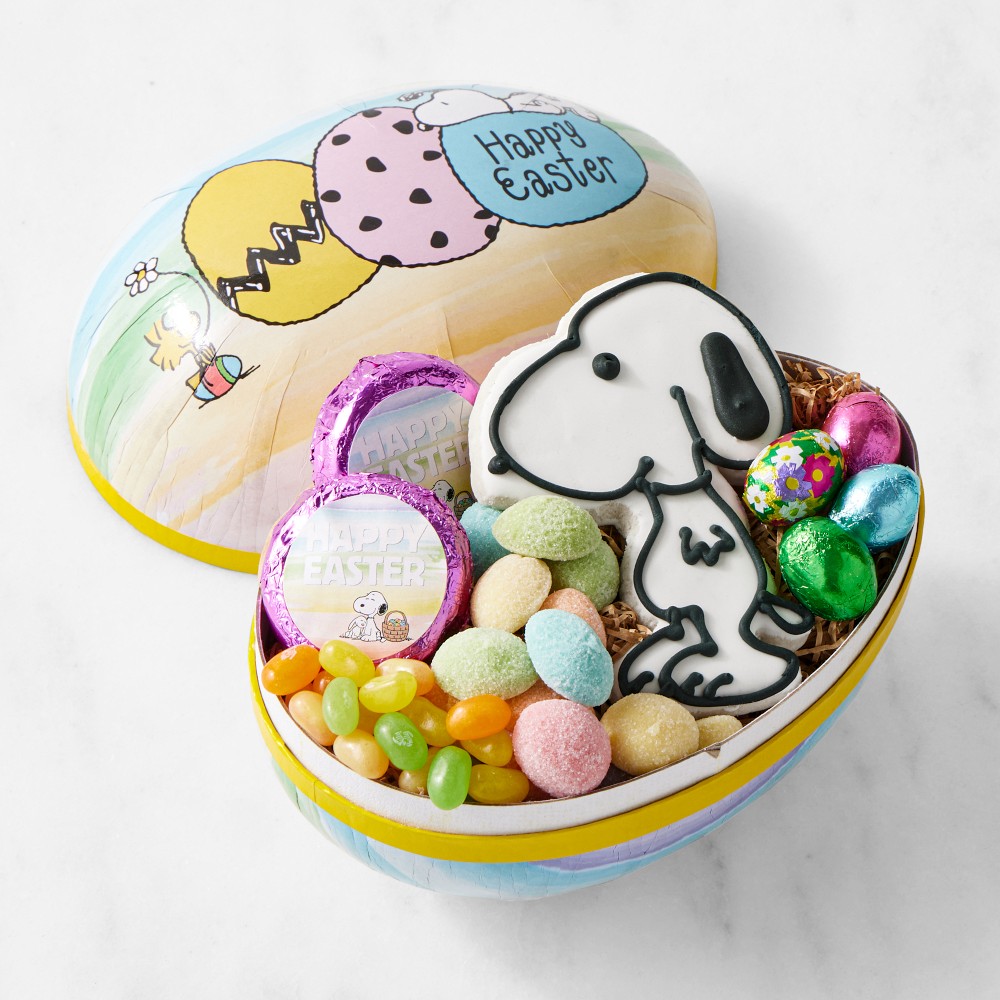 PEANUTS™ Easter Mache Egg Gift | Williams Sonoma
