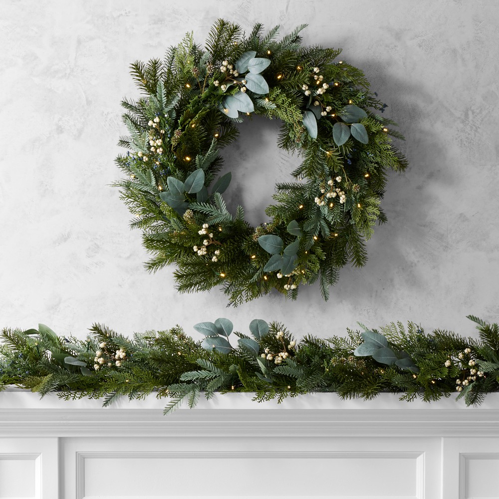 Winter Greens Wreath | Williams Sonoma