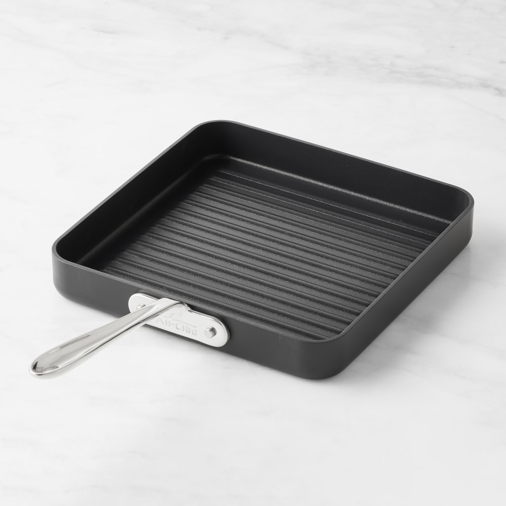 All-Clad HA1 Nonstick Square Grill, 11" | Williams Sonoma