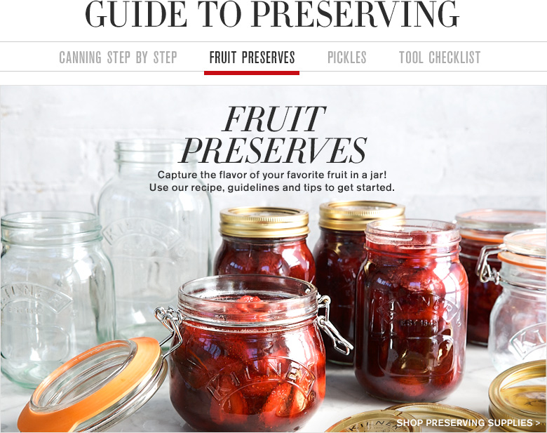 Jam Recipes, How to Make Preserves & Strawberry Jam | Williams Sonoma